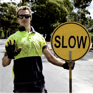 RIIWHS205E Control traffic with stop-slow bat – HPA Training